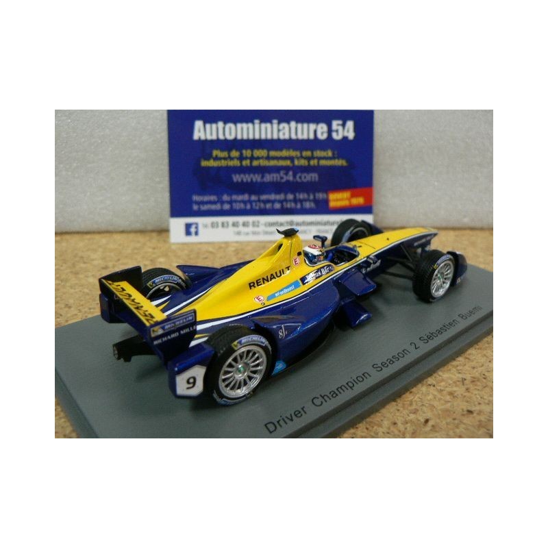 2015-2016 Renault e.dams Formule E Saison 2 Sébastien Buemi Champion n ...