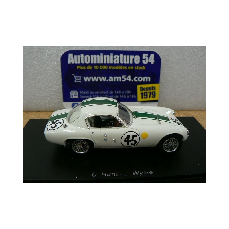 1962 Lotus Elite MK XIV n°45 Hunt - Wyllie Le Mans S8211 Spark Model