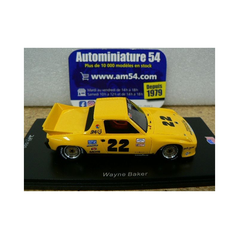 1982 Porsche 914-4 n°22 Wayne Baker IMSA GTU US056 Spark Model