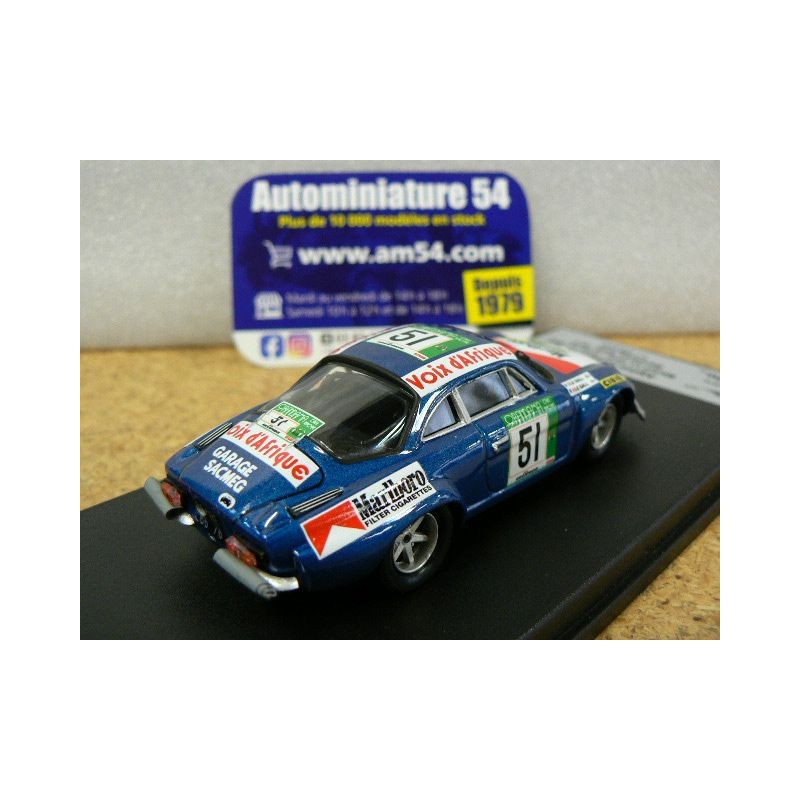 1977 Alpine A110 n°51 Le Gall - Le Gall Bandama Rally TRORRCI05 Trofeu