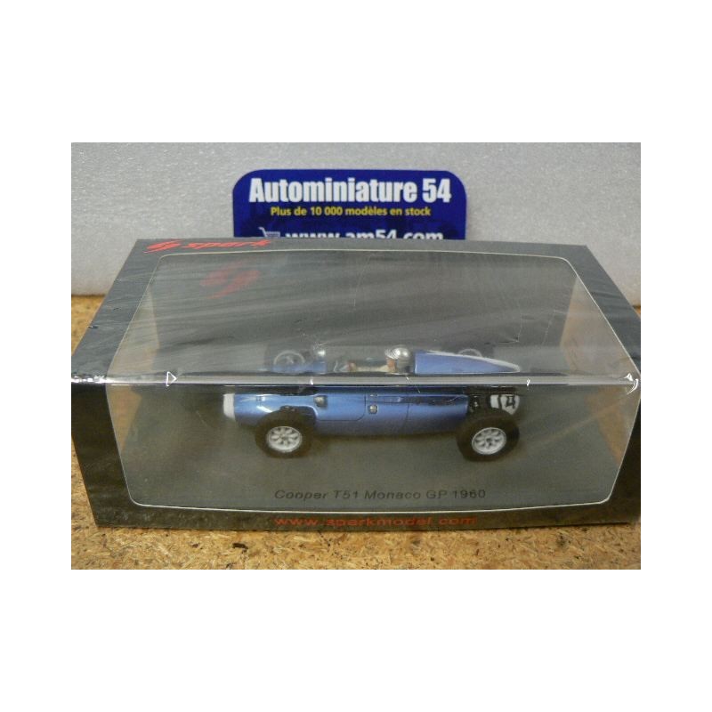 1960 Cooper T51 n°14 Roy Salvadori Monaco GP S8048 Spark Model