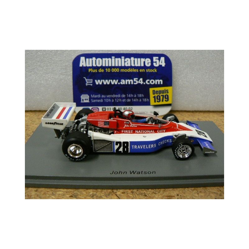 1976 Penske PC3 n°28 John Watson Monaco GP S7224 Spark Model