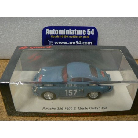 1960 Porsche 356 1600 S n°157 Gacon - Gannot Rally Monte Carlo S6141 ...