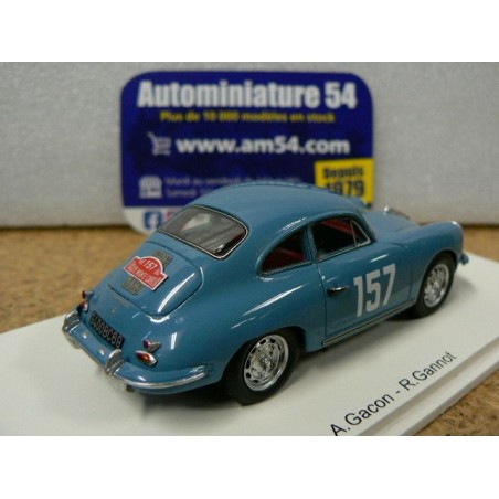 1960 Porsche 356 1600 S n°157 Gacon - Gannot Rally Monte Carlo S6141 ...