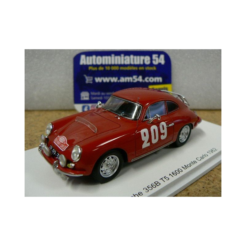 1960 Porsche 356 1600 S n°157 Gacon - Gannot Rally Monte Carlo S6141 ...