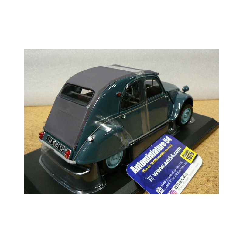 Citroen 2CV AZL Bleu Glacier 1959 181485 Norev