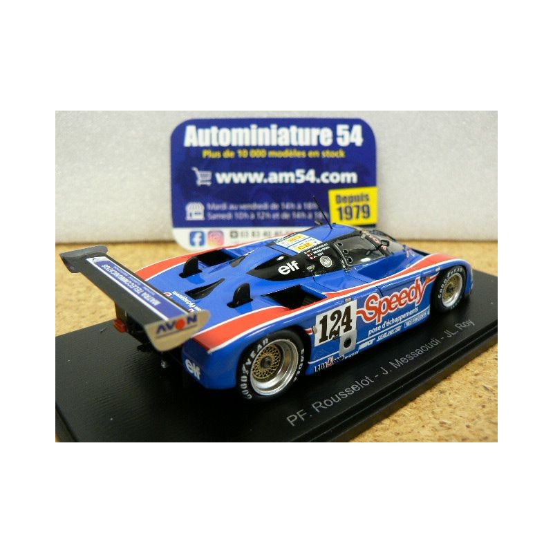 1988 Argo JM19C Speedy n°124 Rousselot - Messaoudi - Roy Le Mans S7318 ...