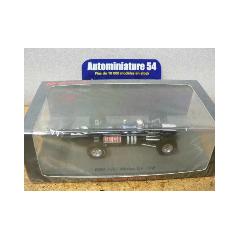 1966 BRM P261 n°10 Innes Ireland Mexico GP S5275 Spark Model