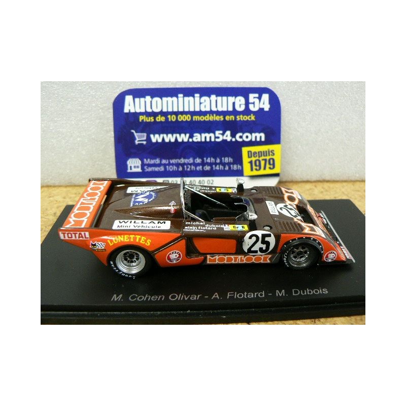 1977 Chevron B36 n°25 Olivar - Flotard - Dubois 24H Le Mans S9411 Spark ...