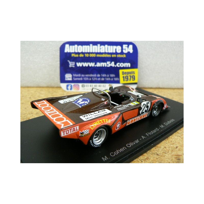 1977 Chevron B36 n°25 Olivar - Flotard - Dubois 24H Le Mans S9411 Spark ...