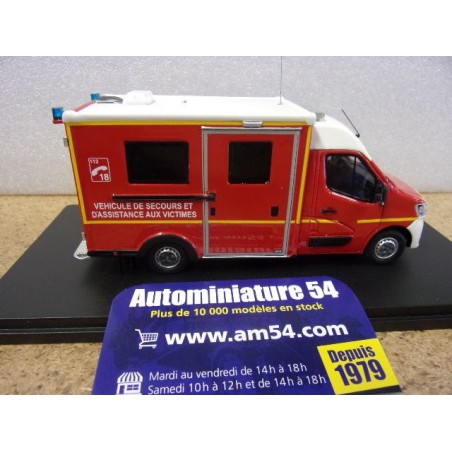 Renault Master WAS 2019 VSAV SDIS77 Pompier Alerte 143