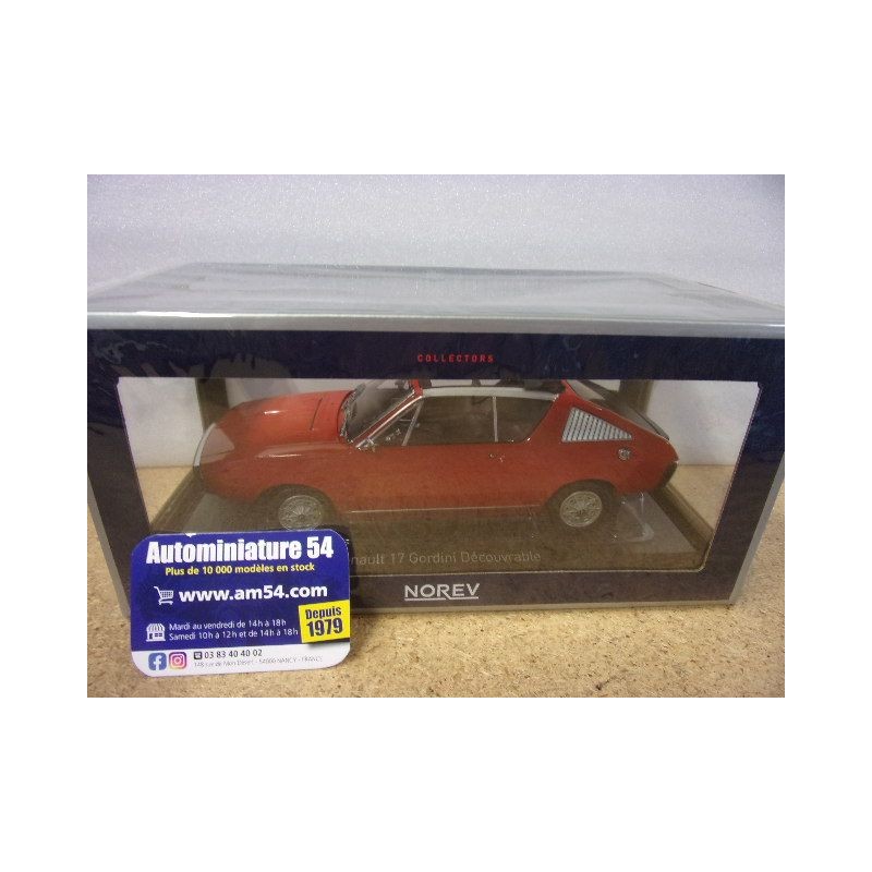Renault 17 Gordini Découvrable 1975 red 185371 Norev