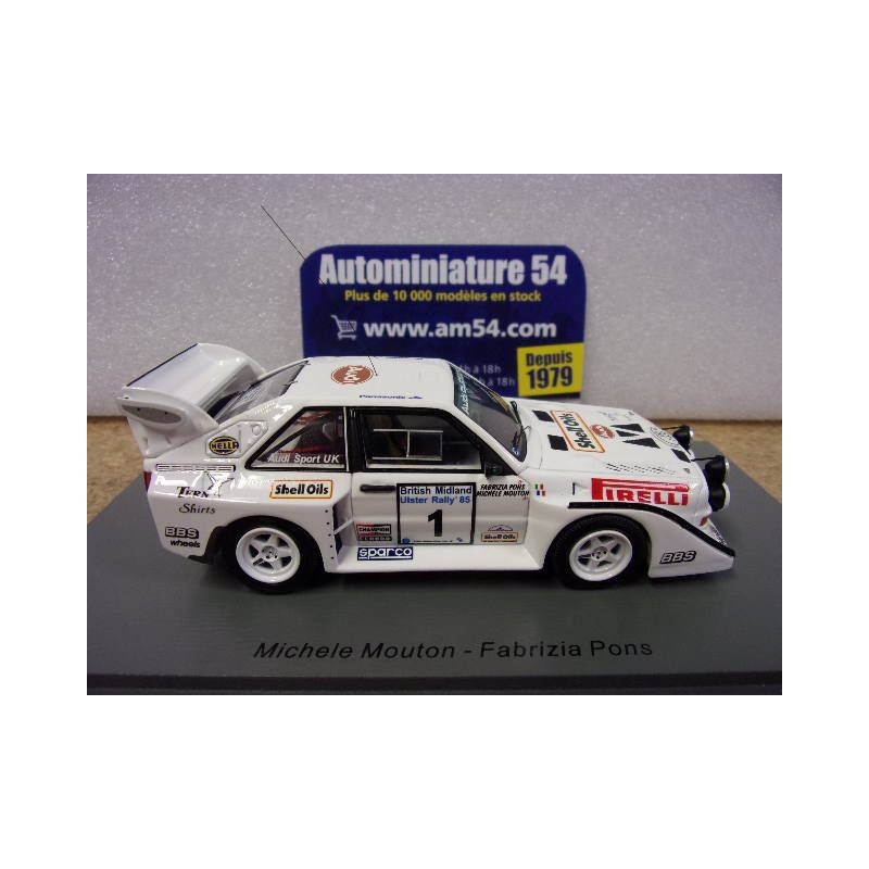 1985 Audi Quattro S1 E2 n°1 Mouton - Pons British Midland Ulster Rallye ...