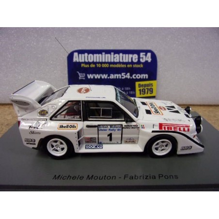 1985 Audi Quattro S1 E2 n°1 Mouton - Pons British Midland Ulster Rallye ...