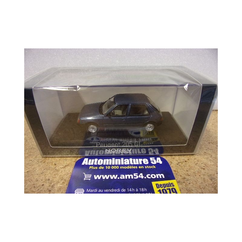 Peugeot 205 GL 1988 Ming Blue 471736 Norev