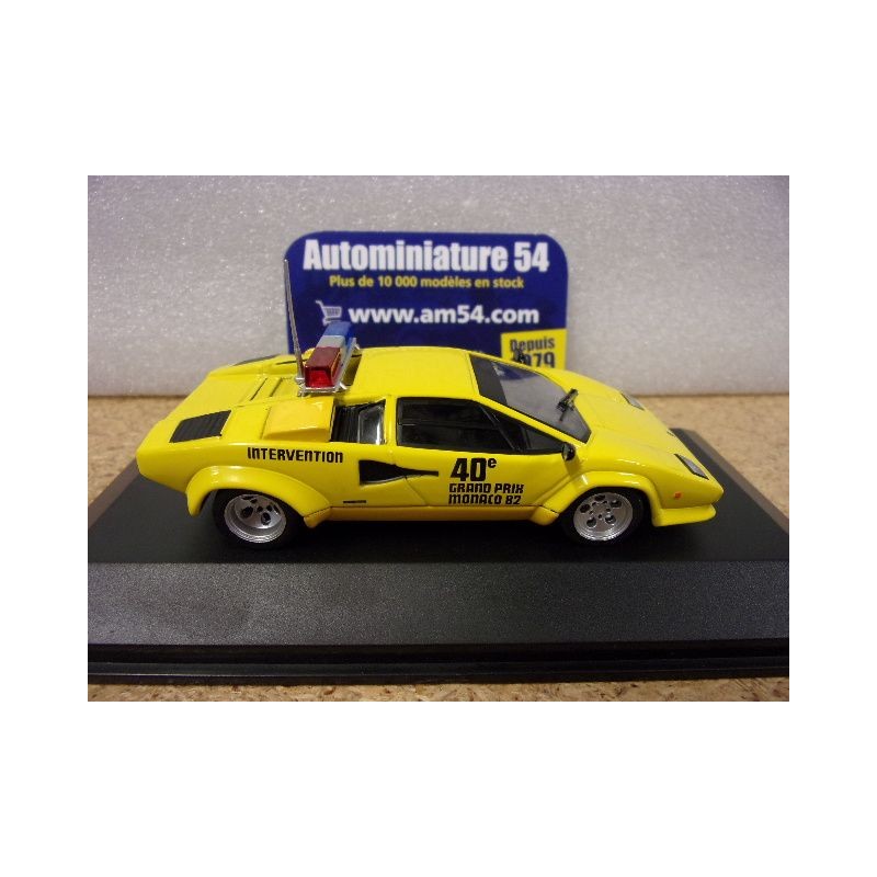 1982 Lamborghini Countach Yellow Safety Car Monaco GP W83430007 Werk83
