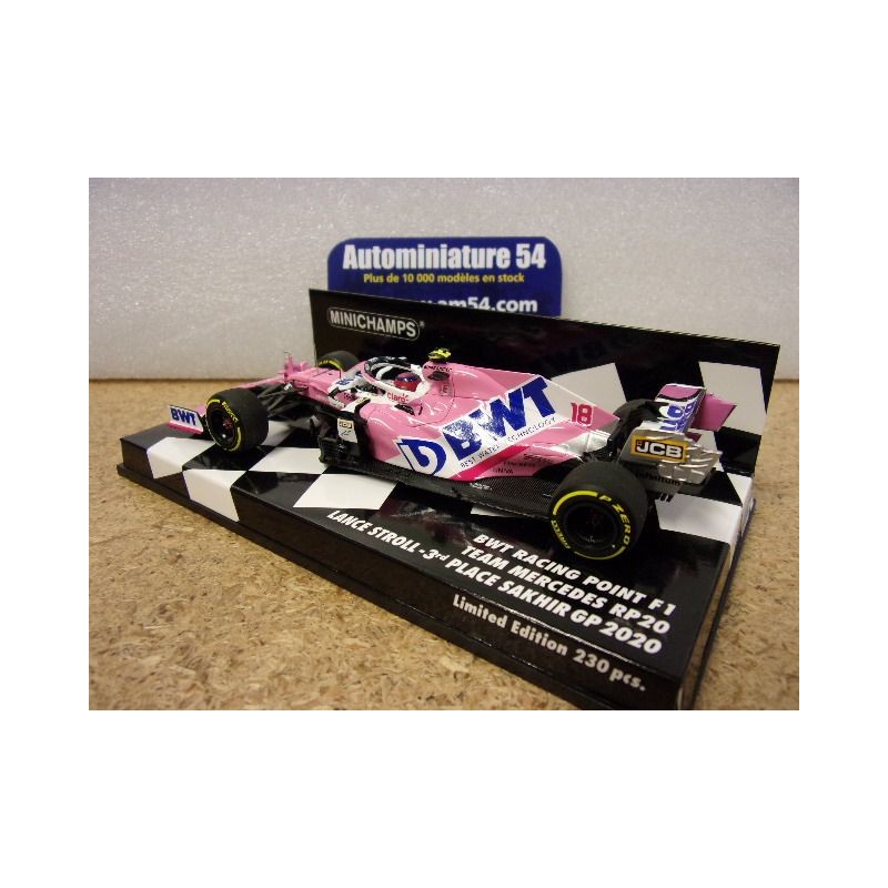 2020 BWT Racing Point F1 RP20 Lance Stroll n°18 3rd Sakhir GP 417200618 ...
