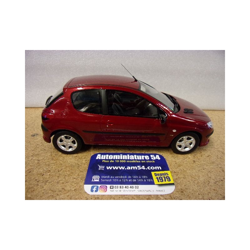 Peugeot 206 S16 Red 1999 OT1039 OttoMobile