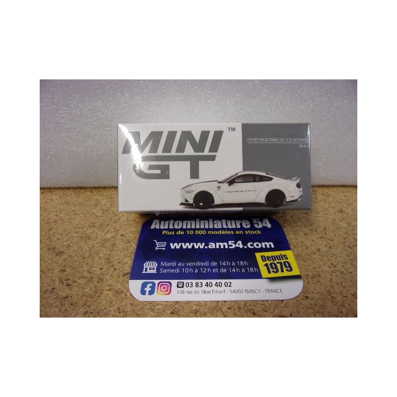 Ford Mustang Shelby GT500 LB Works White GT00646 True Scale Models Mini ...