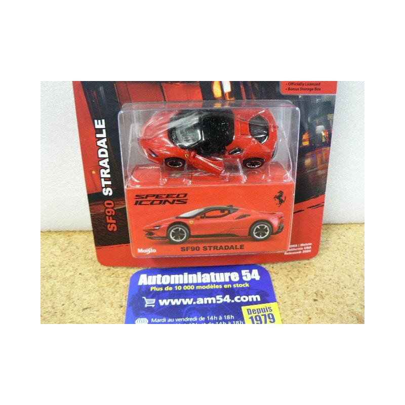 Ferrari SF90 Stradale red 15703R Maisto Speed Icons