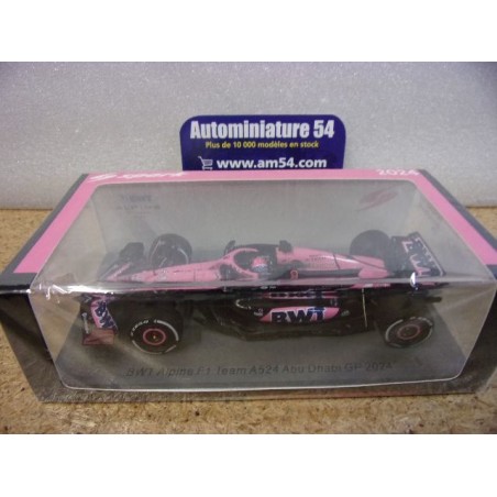 2024 Alpine BWT F1 Team A524 n°61 Jack Doohan Abu Dhabi GP S9566 Spark ...