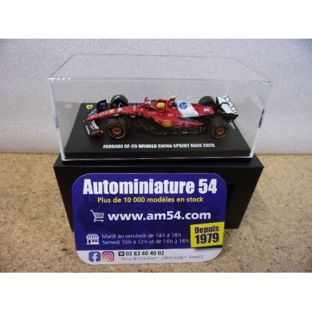 2025 Ferrari SF-25 n°44 Lewis Hamilton China Sprint Race GP LS64025 ...