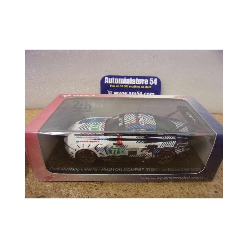 2025 Ford Mustang GT3 Proton n°77 Sousa - Tuck - Barker Le Mans S9299 ...