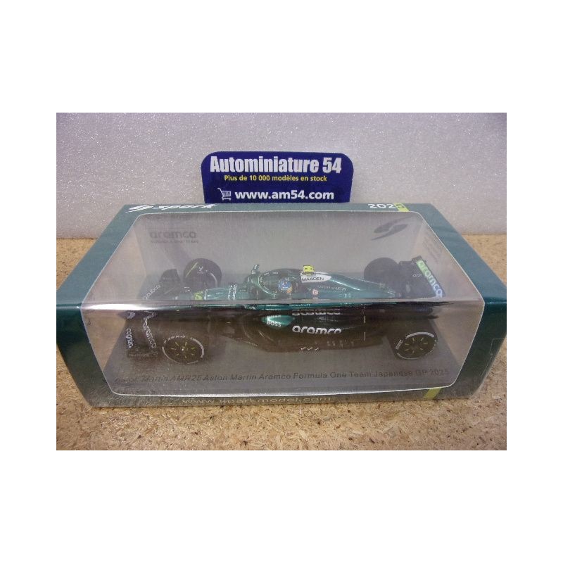 2025 Aston Martin AMR25 n°14 Fernando Alonso Japanese GP S9589 Spark Model